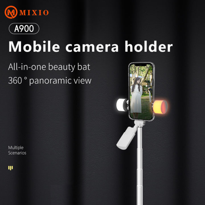 MIXIO A900 - 150CM Tongsis Tripod Bluetooth with LED & RGB Lights ...