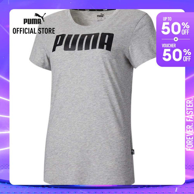 PUMA BASICS - เสื้อยืดผู้หญิง Essentials - APP - 84719503 | Lazada.co.th