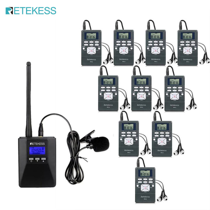 Retekess TR506 Tour Guide Interpretation System with Portable Low Power ...