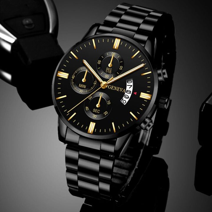 GENEVA Watch For Men Original Waterproof Luminous Business Casual ...