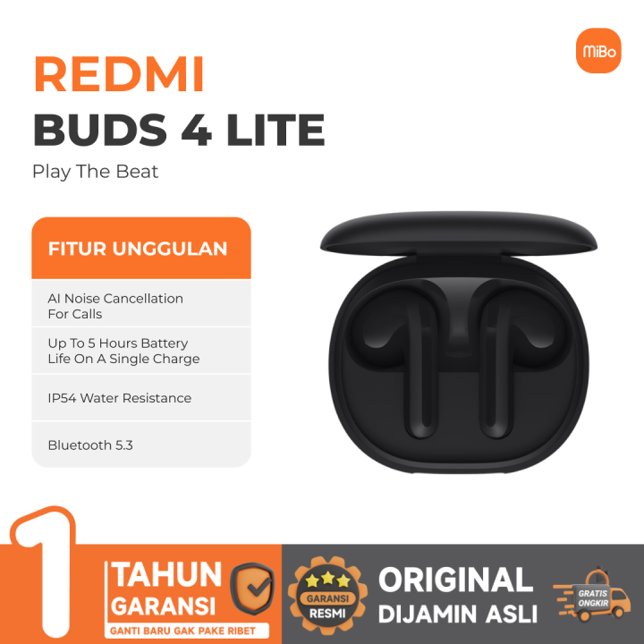 Redmi Buds 4 Lite True Wireless Bluetooth Earphones TWS | Lazada Indonesia