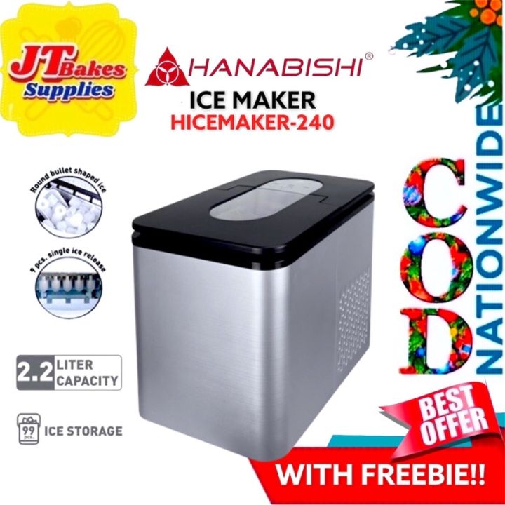 Hanabishi Ice Maker Hicemaker-240 2.2L with Freebie | Lazada PH