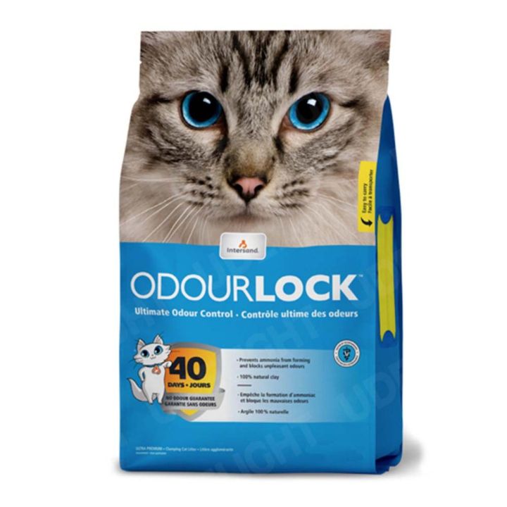 Odour Lock Cat Litter Odor Control 99.9% Dust-Free [12kg] ทรายแมว ...