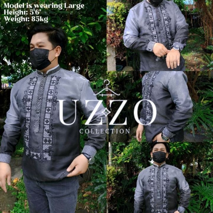 NEW📣 Modern Barong Tagalog for Men | Piña Organza with Inner Fabric ...