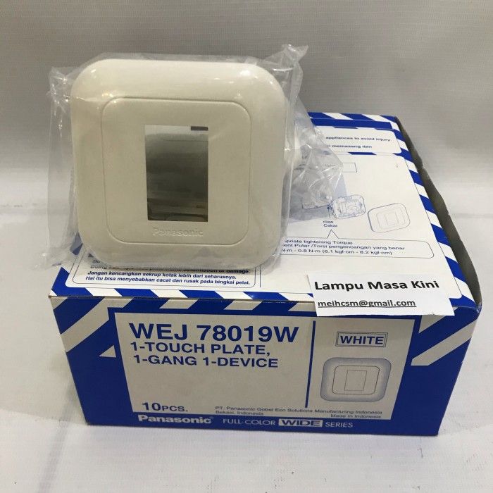 Panasonic Plate 1 gang WEJ 78019 W | Lazada Indonesia