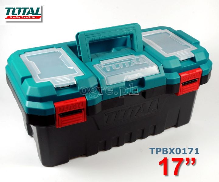 Total TPBX0171 17” Heavy Duty Plastic Tool Box | Lazada PH
