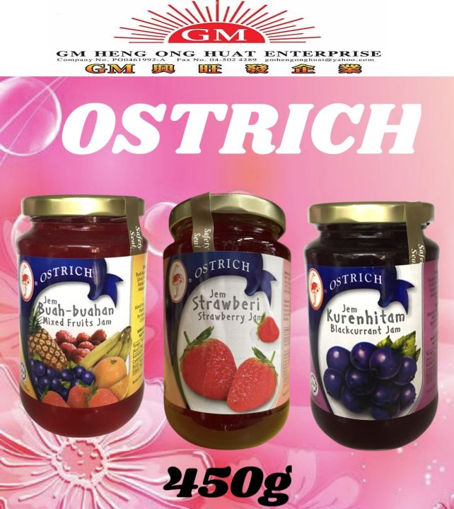 OSTRICH Premium (Halal) Jam 450g | Lazada