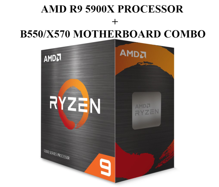 AMD R9 5900X + ASUS / GIGABYTE / MSI B550 X570 MOTHERBOARD COMBO | Lazada