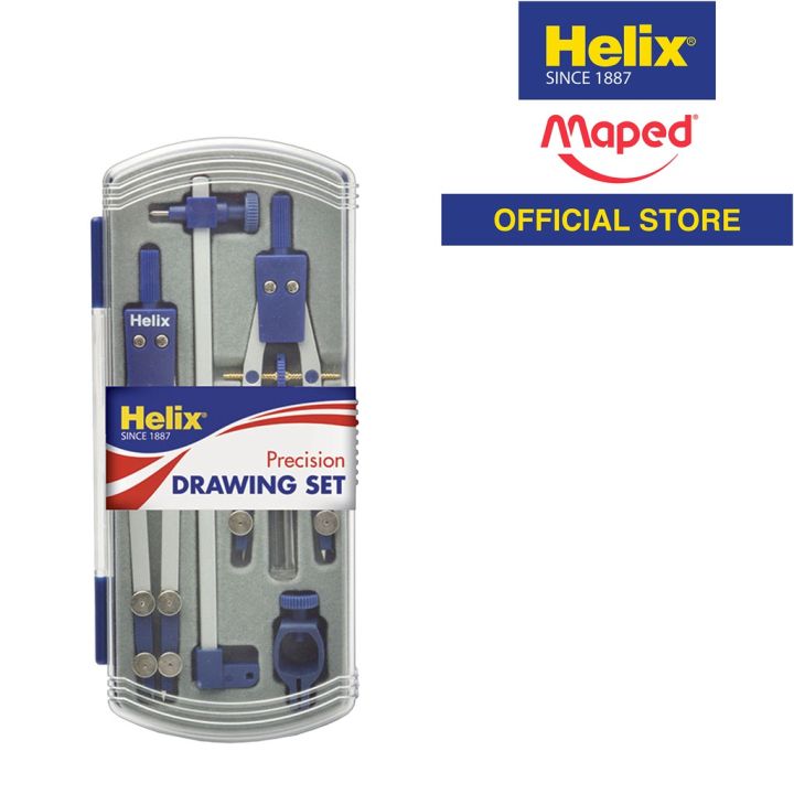 2024 HELIX Precision Drawing 5-Piece School Compass Set (A44002 ...