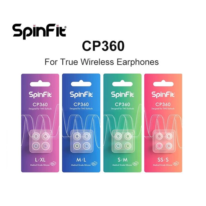 SpinFit CP360 Silicone Eartips for True Wireless Bluetooth Earphone ...