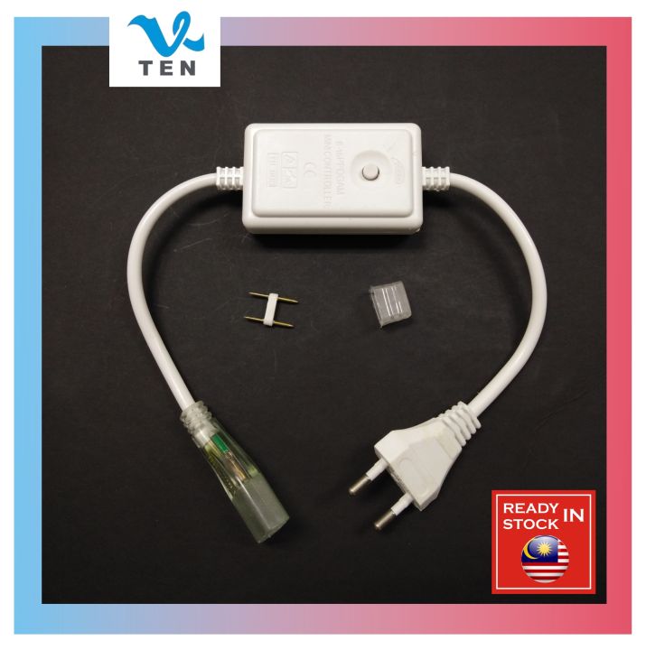 240V Multi Mode Power Plug Adapter For 8x16mm Neon LED Strip Light ...