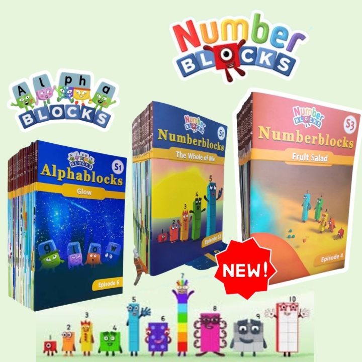 หนังสือ Alphablocks & Numberblocks | Lazada.co.th
