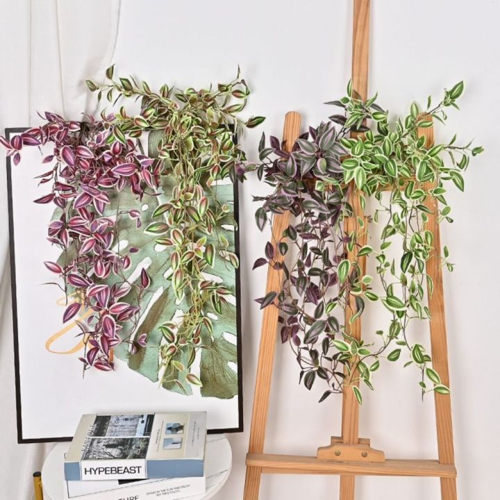 GHKD Lụa Lá Dây leo nhân tạo 75cm Dài Cây treo giả Trang trí đám cưới ...