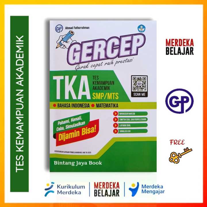 Gercep Buku TKA SMP/MTs Tahun 2025/2026 Kurikulum Merdeka | Lazada ...