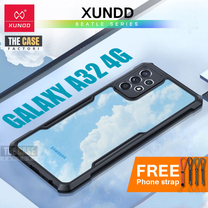 Xundd [ORIGINAL] Beatle Clear Hybrid Shock Proof Armor Case for Samsung Galaxy A32 4G | Lazada PH
