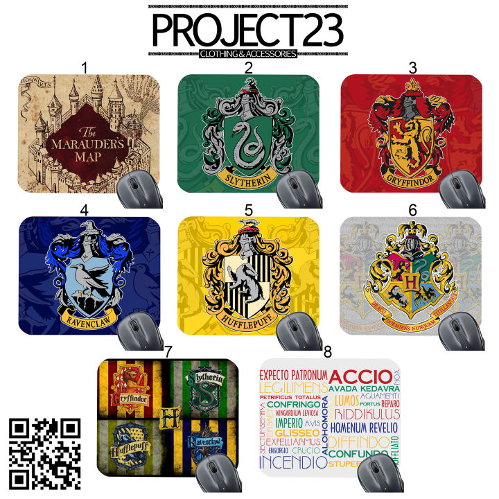 Mouse pad HP Harry Potter (8 designs available) Marauders Map ...