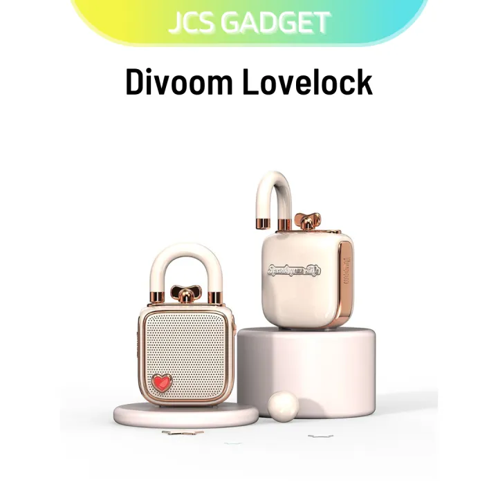 Divoom Lovelock Bluetooth Speaker | Audio Recording | Ultra Compact Design | Lazada