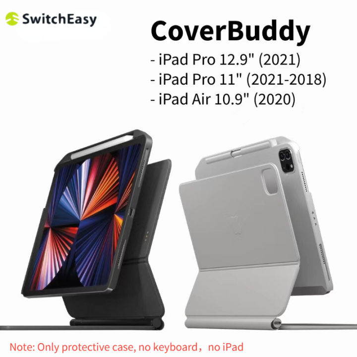 SwitchEasy CoverBuddy Pencil Holder Cover Case for 2021 iPad Air11 Pro12.9 " Smart Keyboard ...