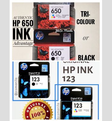 HP 650 Ink Advantage/ HP 123 Ink Advantage | Lazada PH