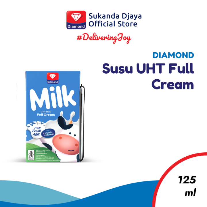 Diamond Milk Susu UHT Full Cream 125 ML | Lazada Indonesia