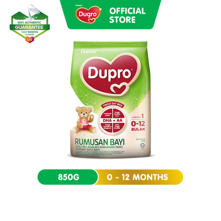 Dumex Dupro Step 1 Infant Milk Formula 0 - 12 months 850g (Susu, Milk ...