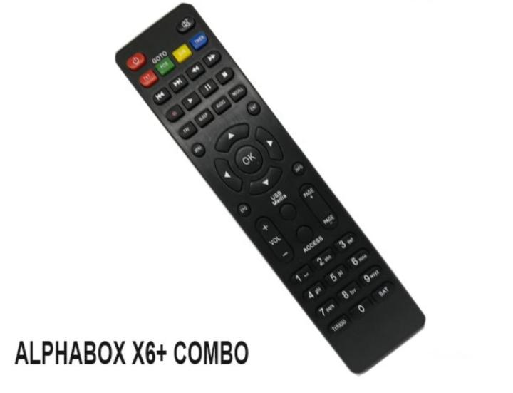 Remote Control Decoder Alphabox X6+ Combo DVB S2 T2 | Lazada