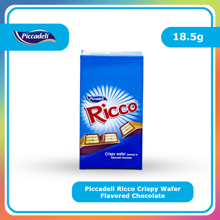 PICCADELI Ricco Crispy Wafer Flavored Chocolate 24x18.5g | Lazada PH