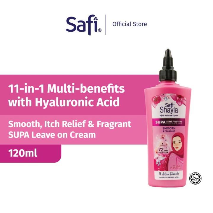 SAFI Shayla Supa Smooth & Fragrant Leave On Cream (120ml) | Hydration ...