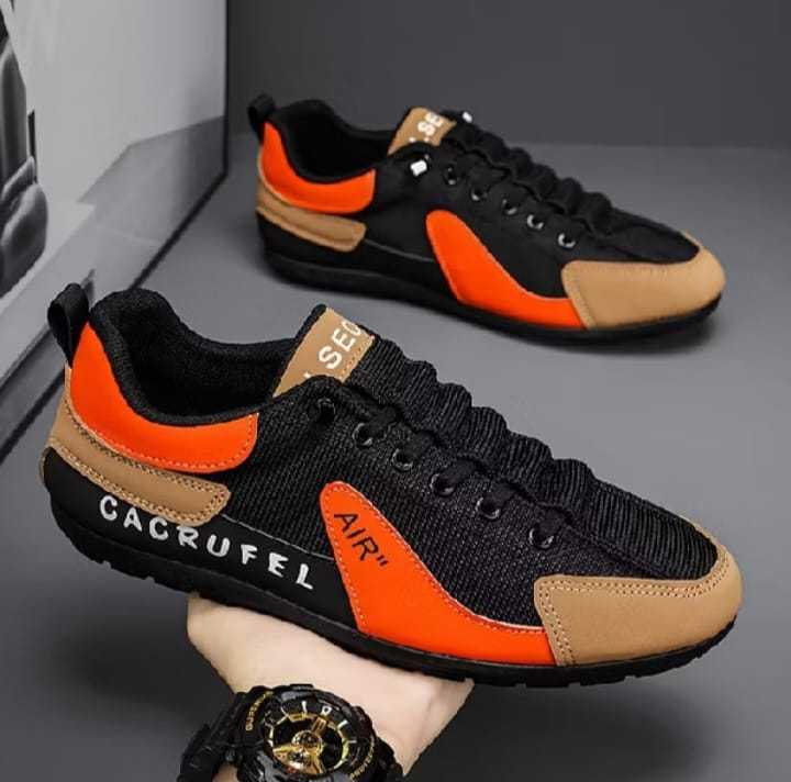 Sepatu Sneakers Cacrufel Air Trendy Model Terbaru Gaya Pria Korea Style ...
