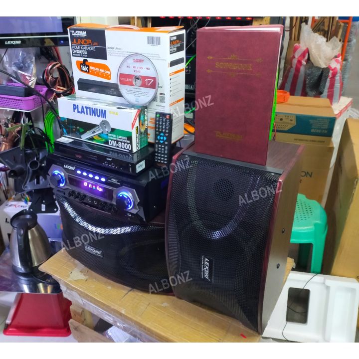 Videoke Set Lexing D1037 + Platinum Junior Lite Karaoke Bundle | Lazada PH