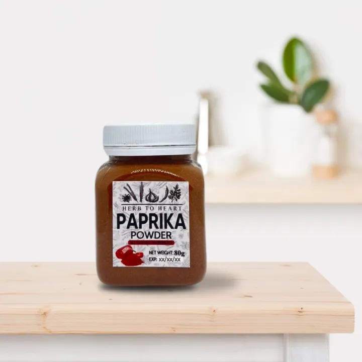 Paprika Powder 80g All Natural Herbs & Spices by Herb to Heart | Lazada PH