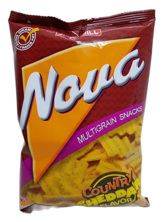 Jack N Jill NOVA Multigrain Snacks - Country Cheddar Flavor (6 pieces x ...