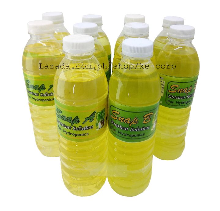 Snap Hydroponics Nutrient Solution 500ml Set (5pcs Bundle) | Lazada PH