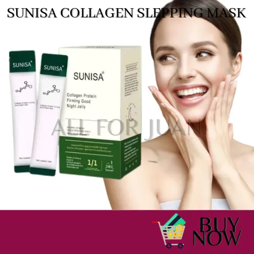 NEW Sunisa Collagen Sleeping Mask Hydrating Gel Moisturizing Whitening ...
