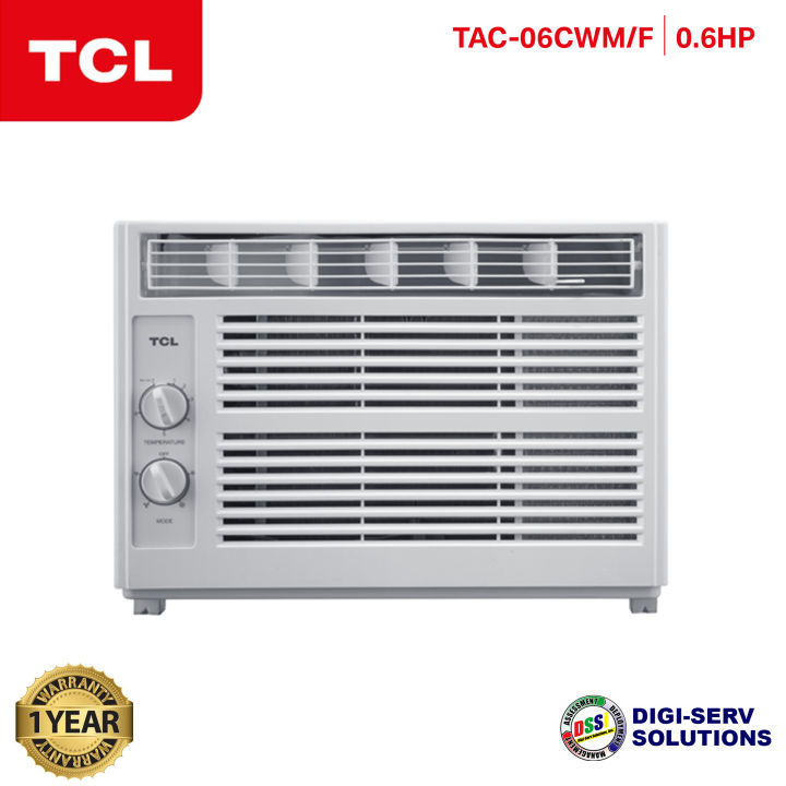 TCL Cool Pro Compact+ 0.6HP Manual(TAC-06CWM/F) Window Type Aircon ...
