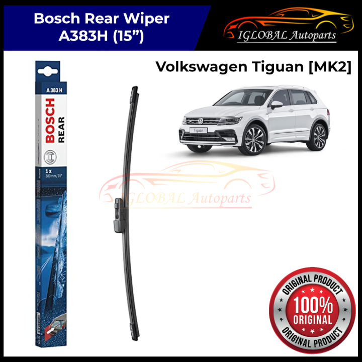 [Rear Wiper] Volkswagen Tiguan [MK2] Bosch A383H Wiper Blade (15") | Lazada
