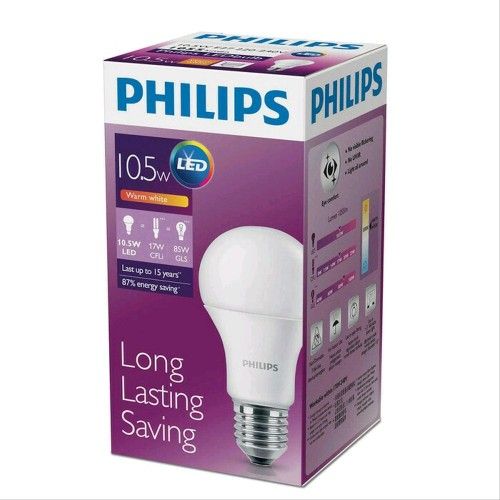 PHILIPS LED BULB 10.5W 3000K WARM 1055LM. 15000HRS. | Lazada.co.th
