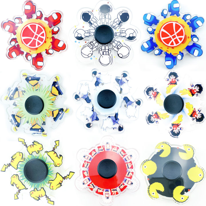 Cartoon Finger 3D Running Spinner Fingertip Fidget Toys Spinning Top ...