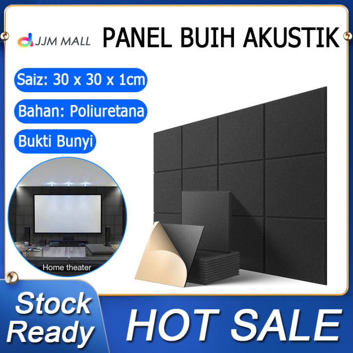 [JJM MALL] Self-Adhesive Acoustic Panels 12-120 Pack,12 x 12 x 0.4 inch ...