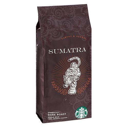 STARBUCKS Sumatra Whole Coffee Bean Dark Roast สตาร์บัค เมล็ดกาแฟ คั่ว ...