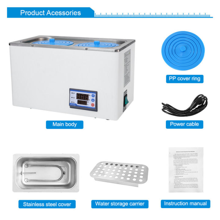 【In Stock】Thermostatic Water Bath Digital Lab Water Bath with Precision ...