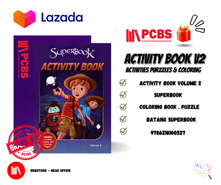 PCBS Superbook Activity Book (ACTIVITIES/PUZZLE/COLORING) Volume 2 ...