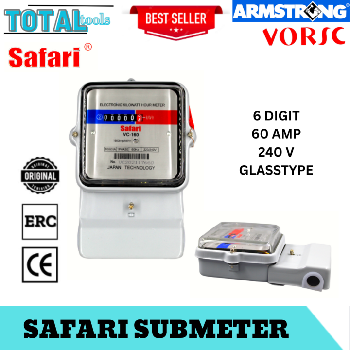 Glass Type Submeter Safari Electric Meter | Lazada PH