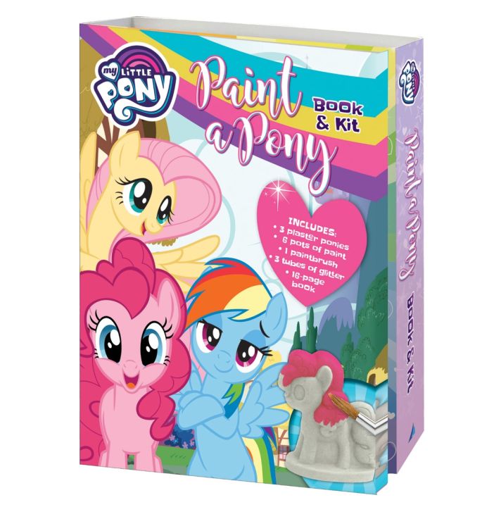 My Little Pony Paint A Pony Gift Set With Glitters & Paints for Kids To ...