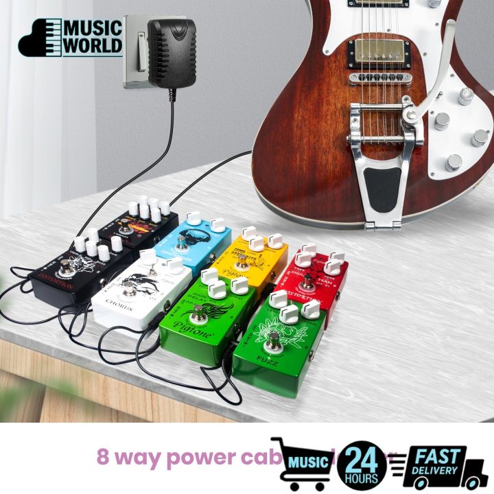 Professional noise reduction adapter Guitar Effect Pedal Power Supply ...