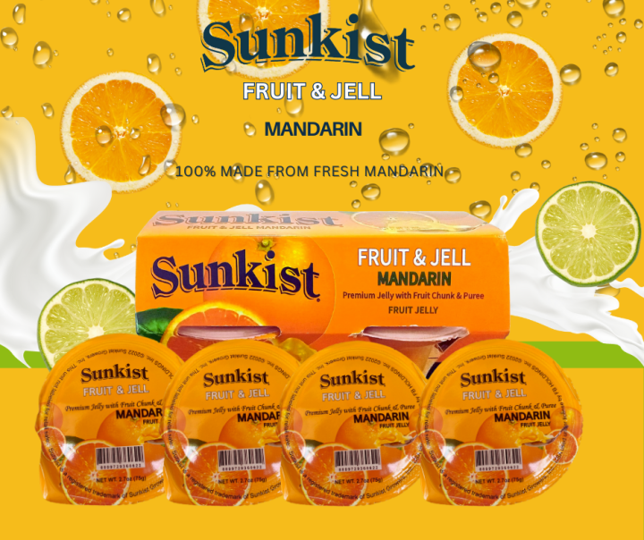 Sunkist Fruit & Jell Mandarin- Jelly With Chunk & Puree | Lazada PH