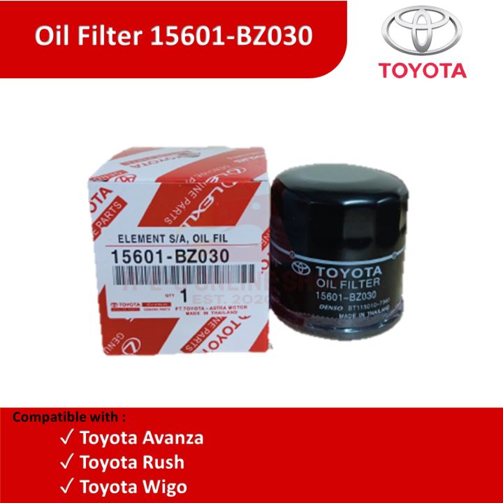 Oil Filter (15601-BZ030) for Toyota Avanza, Toyota Rush, Toyota Wigo ...