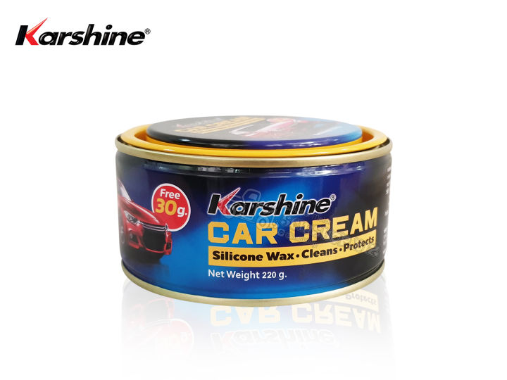Karshine Car Cream ผลิตภัณฑ์ดูแลปกป้องสีรถ และลบคราบสกปรก 220กรัม ...