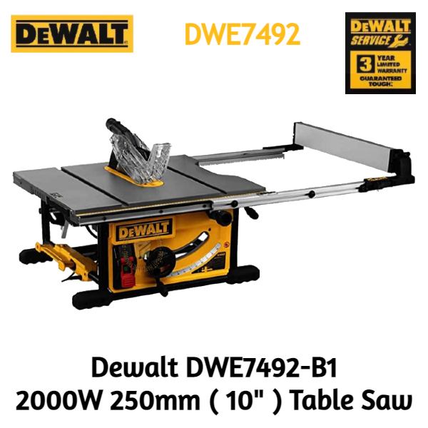 DEWALT - [ DWE7492 ] 2000W 250mm (10'') Table Saw | Lazada