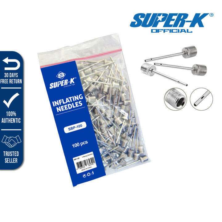 Super-K SBP-100 Inflating Metal Needles x 100 pcs | Lazada PH